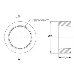 Threaded Half Couplings